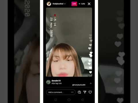 Frislly Herlind nge Prank fans pada saat live IG