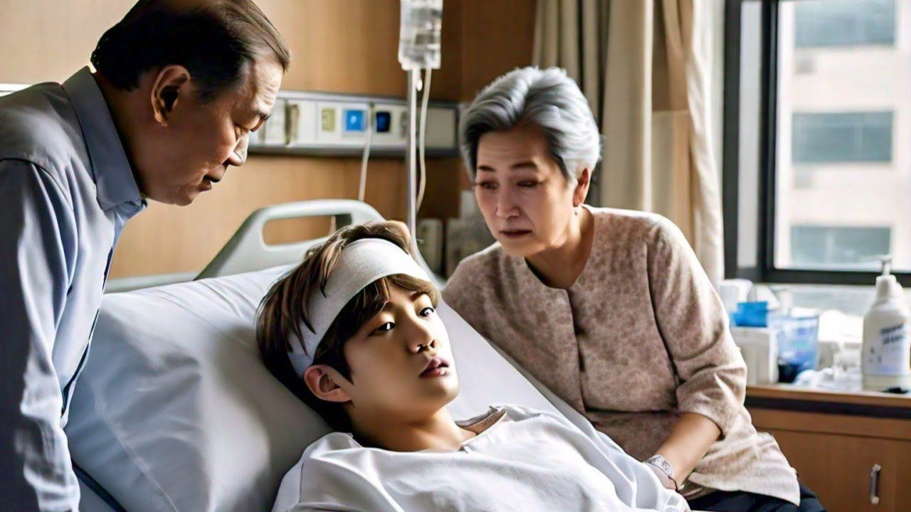 Taehyung's emotional ruinion with his parents in their hospital | bts ...