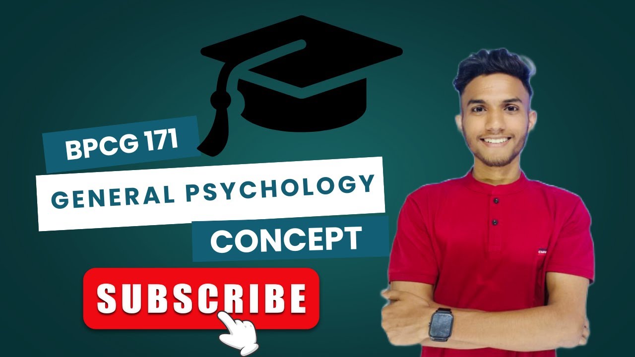 BPCG 171 GENERAL PSYCHOLOGY | English medium class | BAM BSCM | IGNOU ...
