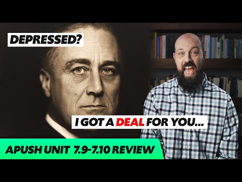 La Grande Dépression et le New Deal [APUSH Unité 7 Sujets 9-10] Période 7 : 1898-1945