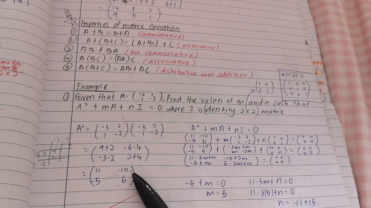 EXAMPLE MATRIX 1 YouTube EXAMPLE MATRIX 1 YouTube