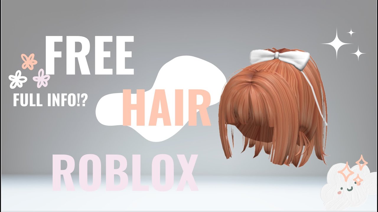 FREE CUTE HAIR *GINGER* ROBLOX FREE ITEMS?!! - YouTube