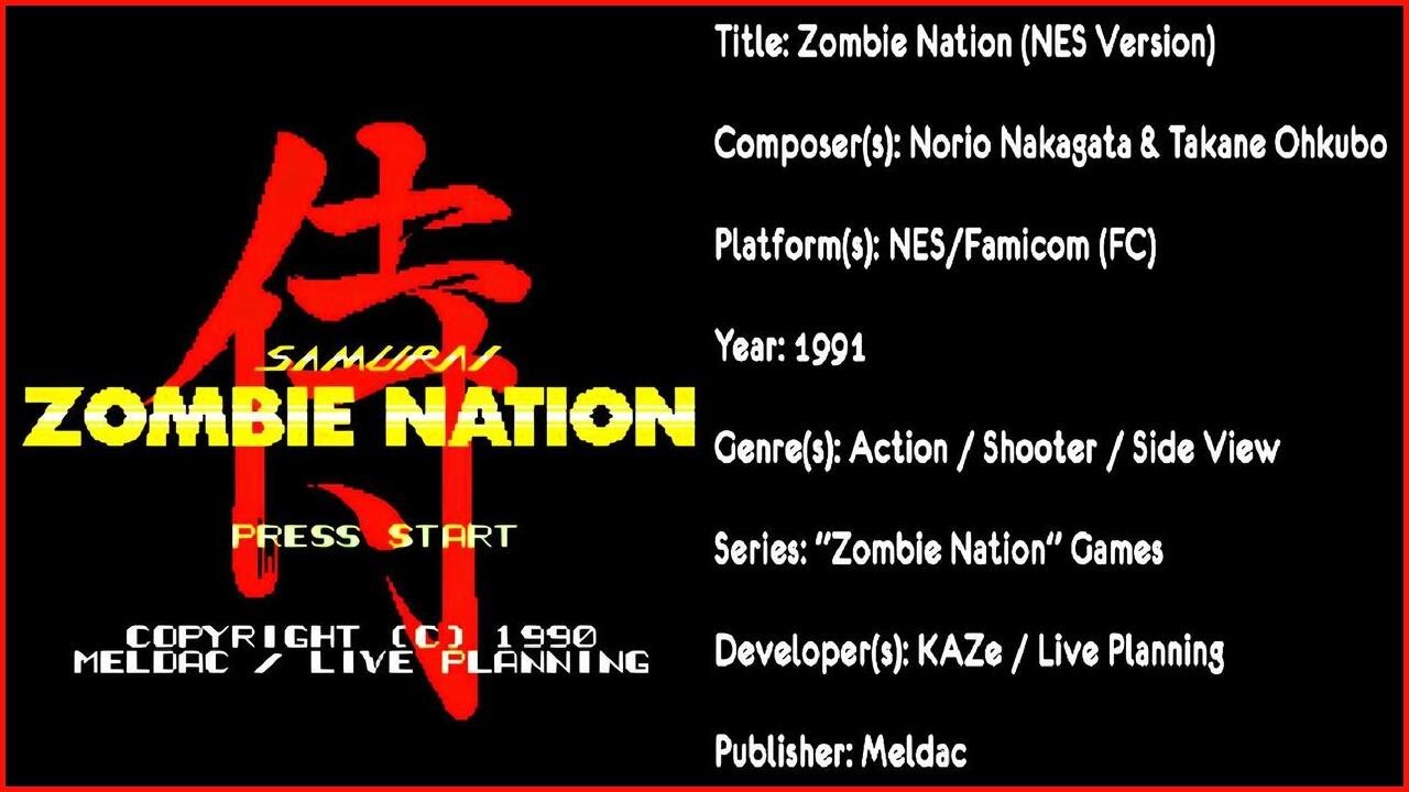 Zombie Nation (NES) [Soundtrack in QUAD HD & 320 KBPS] - YouTube