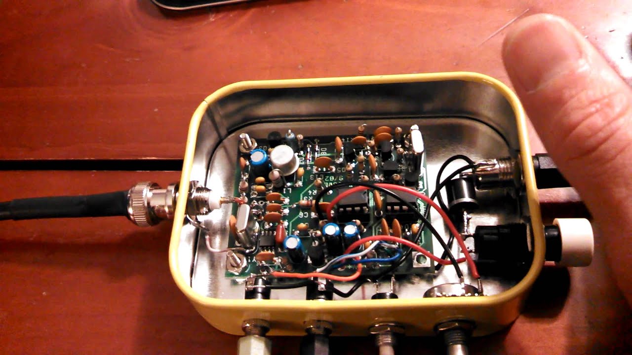 Rockmite 40 meter cw transceiver - YouTube