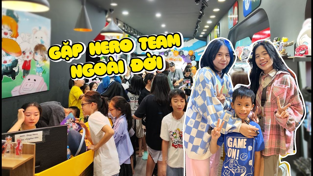 GẶP HERO TEAM NGOÀI ĐỜI THỰC | HERO TEAM OFF FAN TẠI SHOP HERO HOÀNG ...