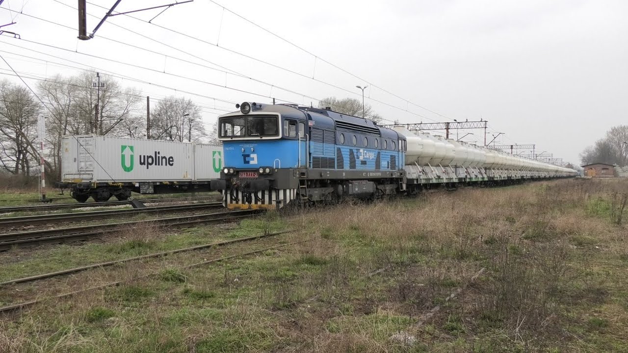 [CD Cargo Poland] 753 777-2 i 163 045-8 | Ścinawa - YouTube