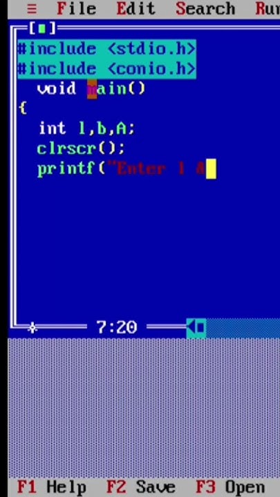How To Calculate Area Of Rectangular Using C Language Clanguage Coding Programming Code 