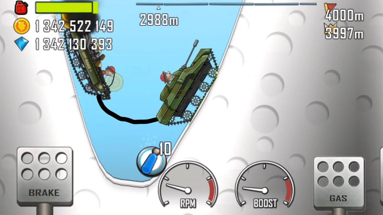 Hill Climb Racing - Monster Tank Experiment Gameplay | Hill Climb ...