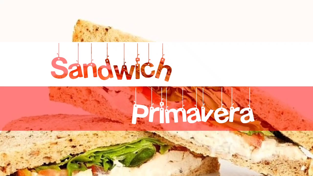 Como preparar Sándwich Primavera Super Económico - YouTube