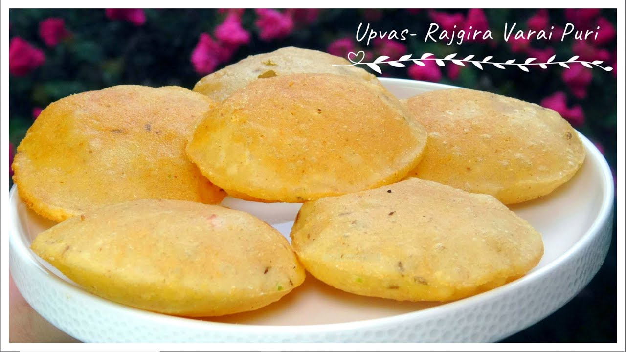 Upvas Rajgira Varai Puri | कुरकुरीत उपवासाची मसाला पुरी | Upvas Masala ...