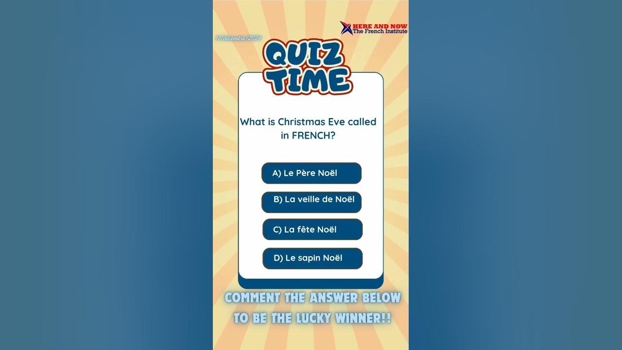 Day 8 What Is Christmas Eve Called In French giveawaycontest day-8-what-is-christmas-eve-called-in-french-giveawaycontest