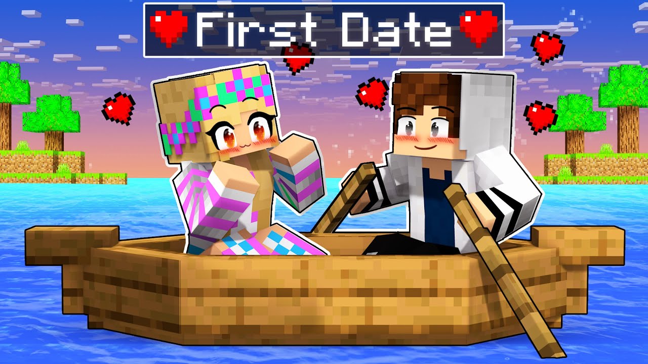 Little Leah FALLS IN LOVE on her FIRST DATE... Minecraft - YouTube