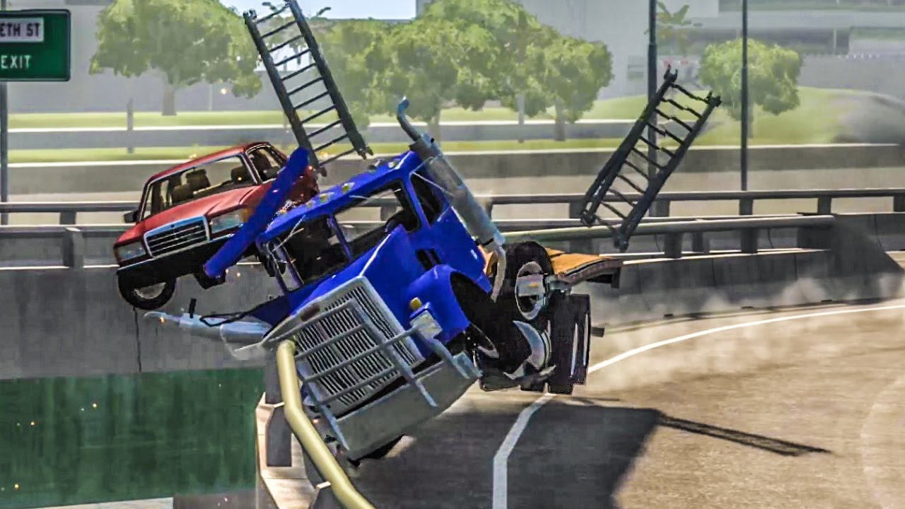 EXTREME CRASHES #18 - BeamNG Drive - YouTube