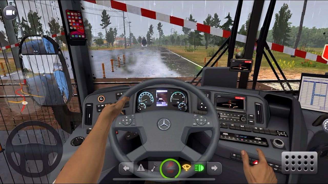 Bus Simulator Ultimate Mobile GamePlay | Drive the Mercedes-Benz ...