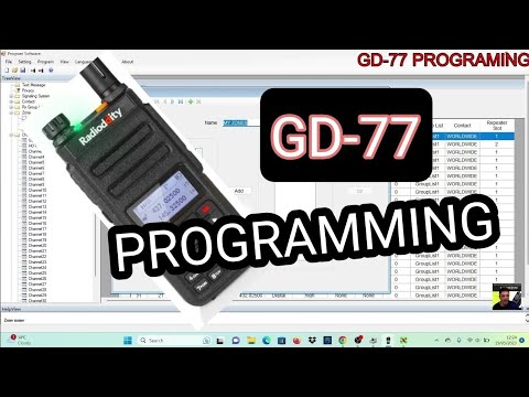 Radioddity GD-77 , Programing Using Original Software