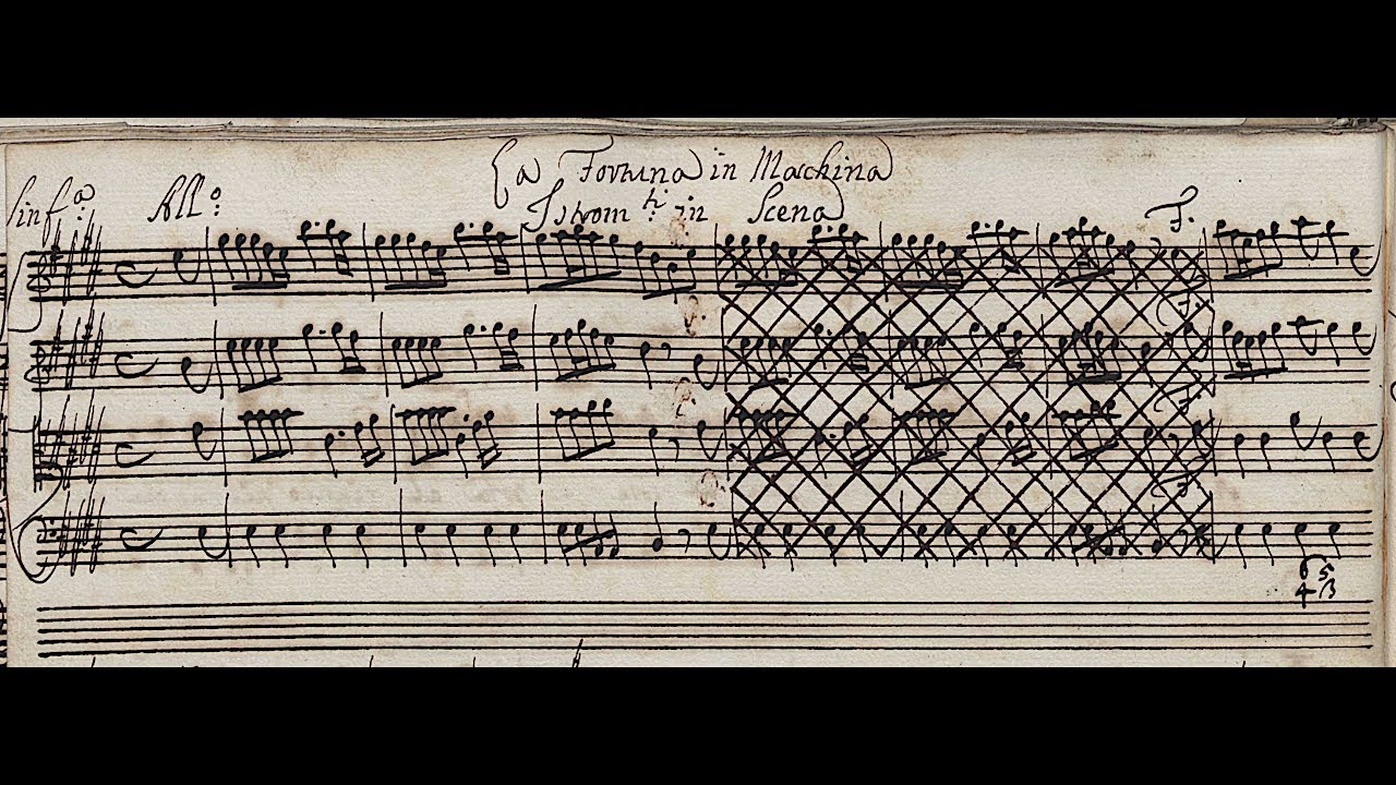 VIVALDI | Il Giustino, RV 717 | Act I, Scenes 4-5 | Original manuscript ...