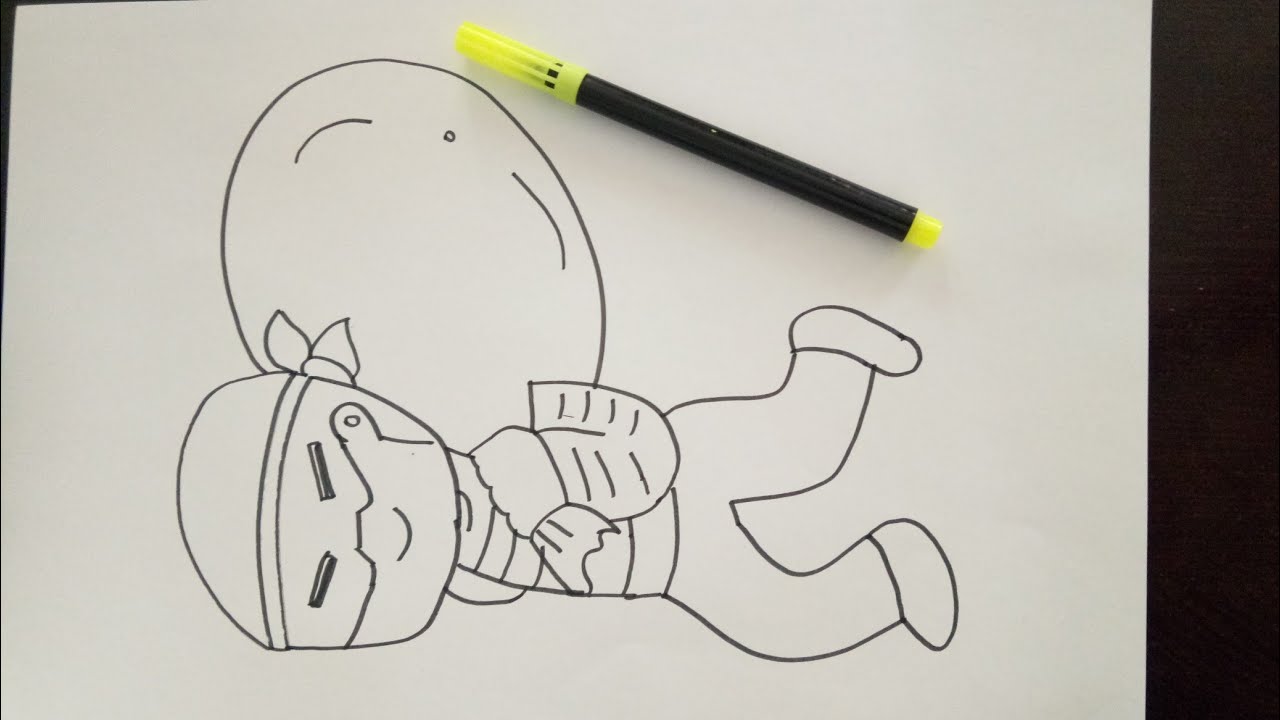 How to draw Thief #Easy drawing #cute drawing - YouTube