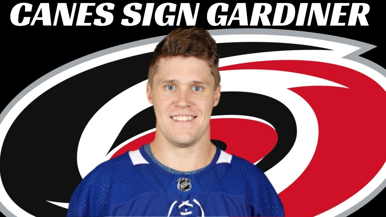 Jake Gardiner Signs with the Carolina Hurricanes - YouTube