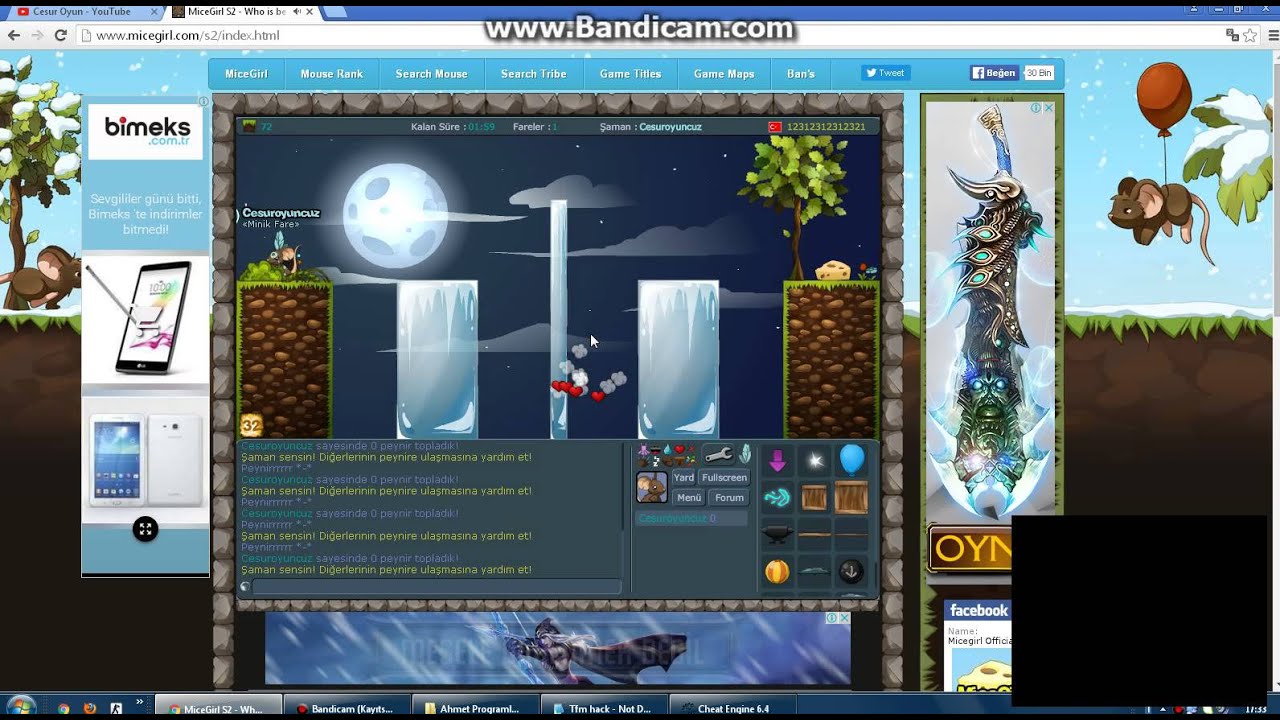 Heromice,Micegirl,Supermice Anında Deliğe Girme Hack - Cesur Oyun - YouTube