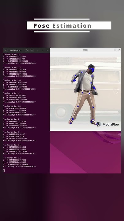 Human Pose Estimation | Python #robotics #robots #ros #ros2 #mediapipe #shorts #short #Sorts ...