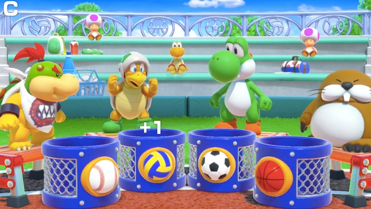 Super Mario Party - All Co-op Minigames (Monty Mole Gameplay ...