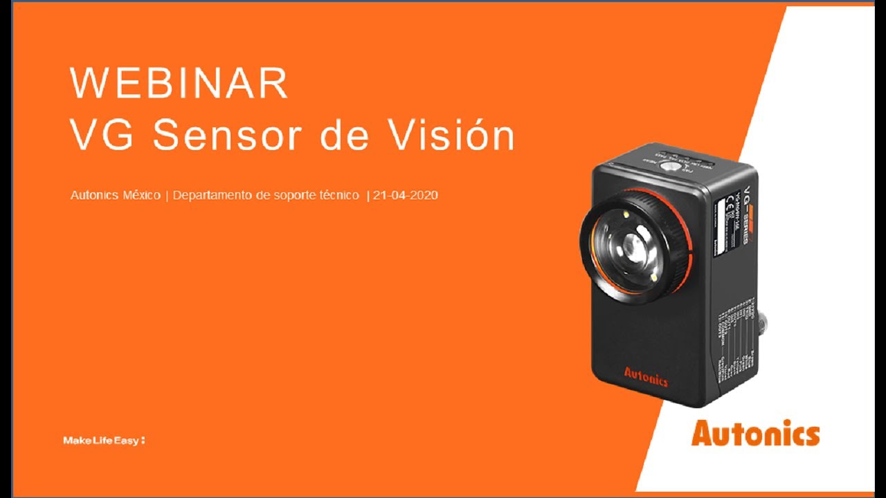 [MEXICO WEBINAR] SENSORES de VISION : VG SERIE #1-1 - YouTube