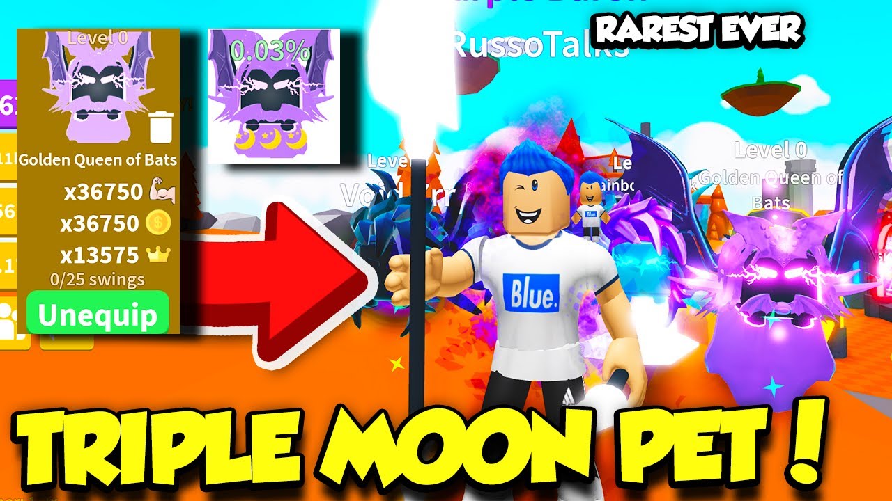 I FINALLY HATCHED A GOLDEN TRIPLE MOON PET IN SABER SIMULATOR!! *MOST ...