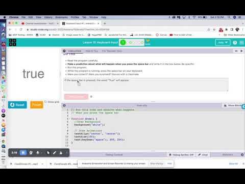 Code org Lesson 15 Level 1 Discoveries Unit 3 - YouTube