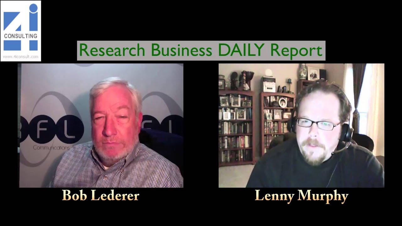 Research Business DAILY Report--11/12/12 (Lenny Murphy, Universal ...
