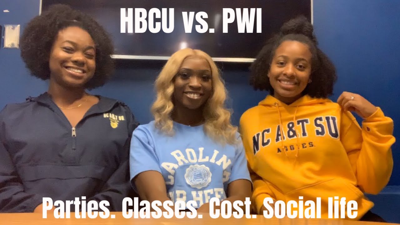 HBCU vs. PWI | Parties, Classes, Relationships.. etc #unc23 #ncat23 ...