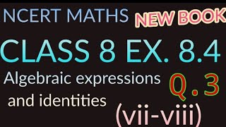 Class 8 Maths|NCERT new book|Chapter-8|Algebraic Expres... | Doovi