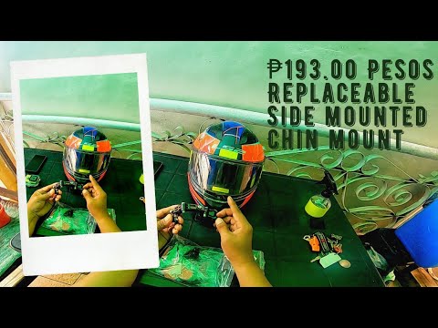 LS2 STREAM EVO IXEL | YI ACTION CAMERA : SIDE MOUNTED | CHIN MOUNT ...