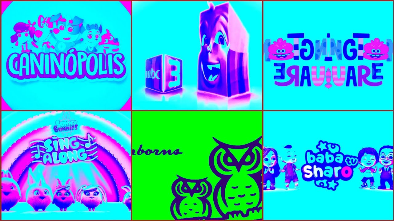 Best logo Compilation super Effects: CANINOPOLIS, MBC3 , Rhymington ...