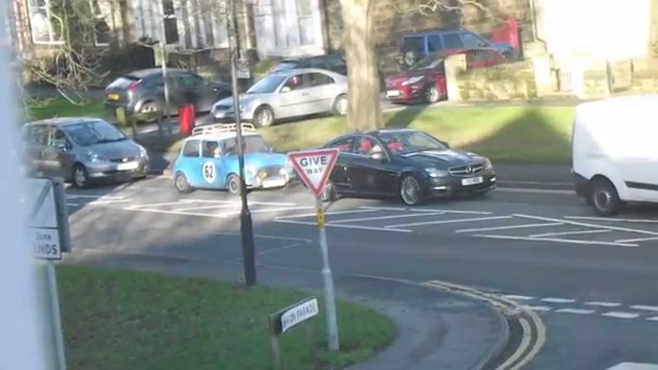 AMG 63 and a Austin Mini - YouTube