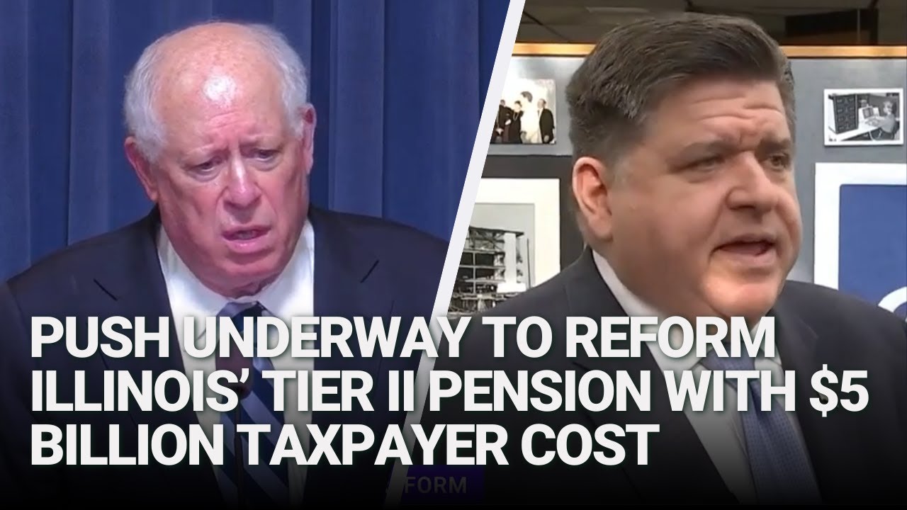 Push underway to reform Illinois’ Tier II pension with $5 billion taxpayer cost - YouTube