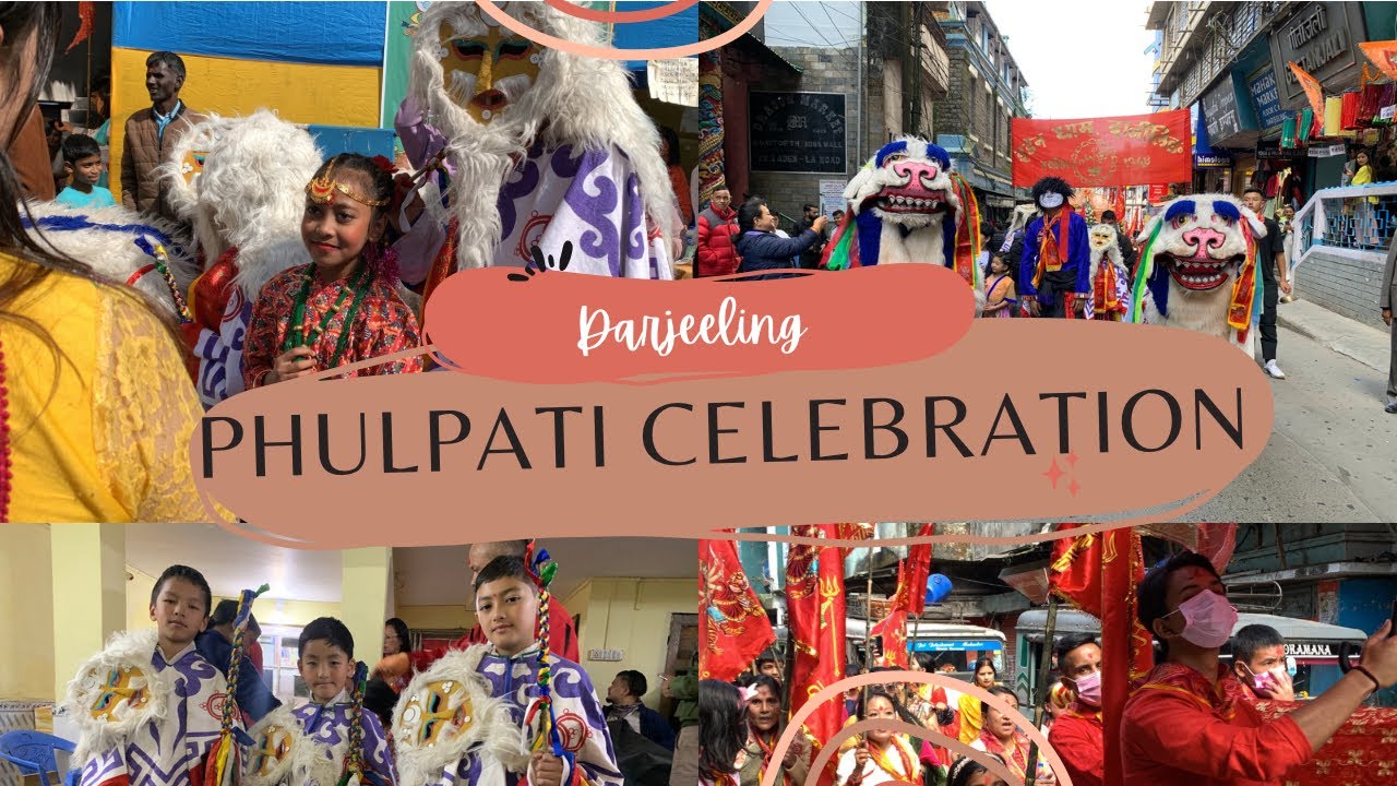 Phulpati celebration Darjeeling # Eden Dham #Snowlion Dance - YouTube