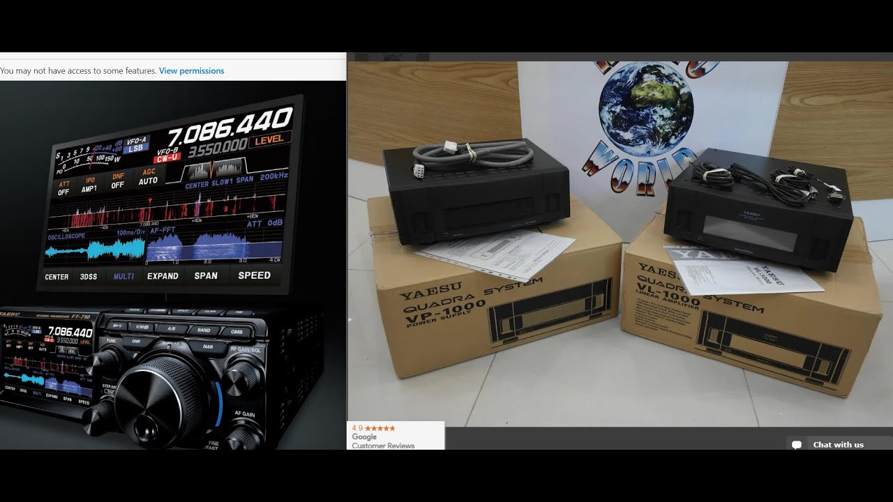 YAESU FT710 TO VL1000 Linear amp - YouTube