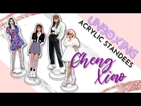 (UNBOXING) Cheng Xiao acrylic standees, one got damaged 💔 - YouTube