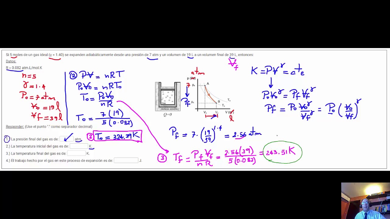 PROCESO ADIABATICO - YouTube