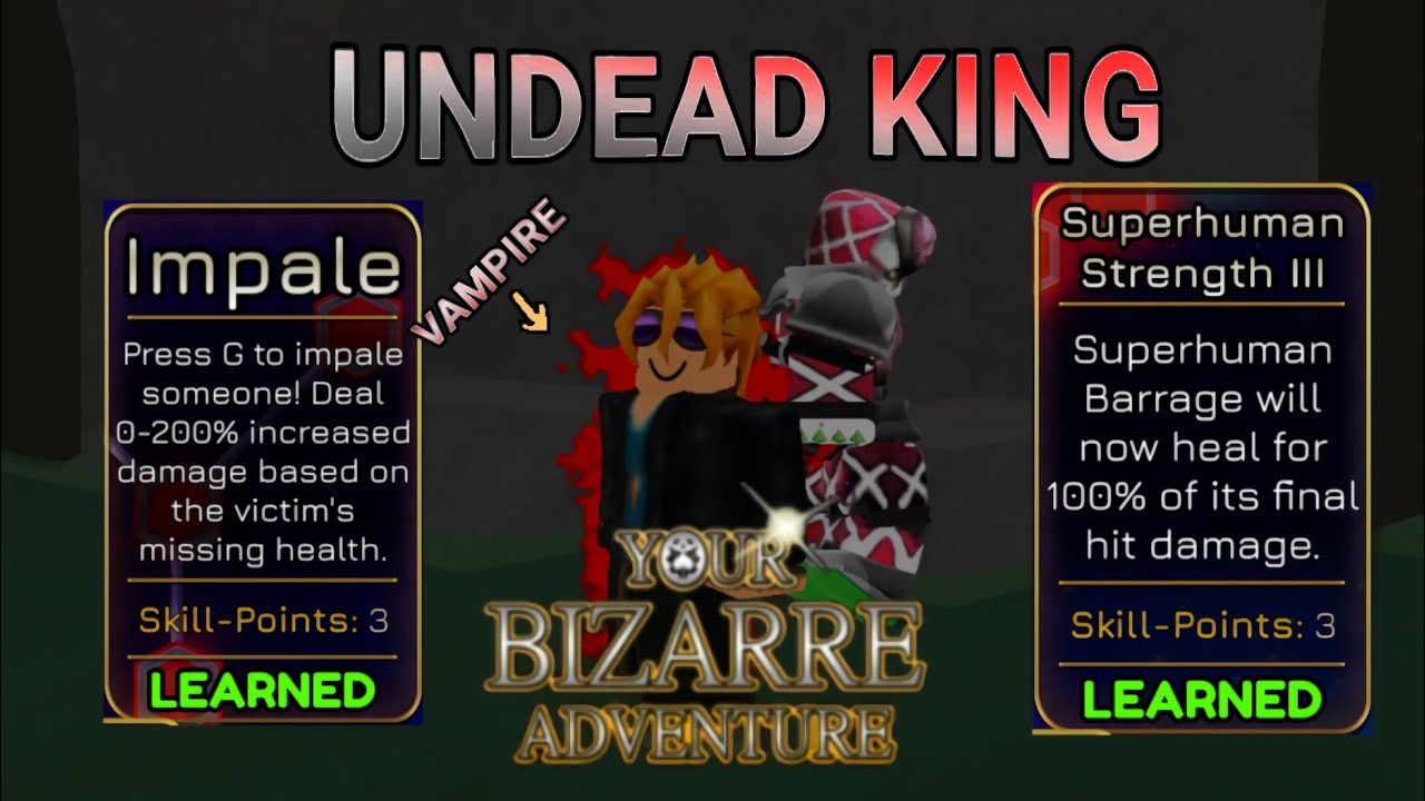 [YBA] KING CRIMSON VAMPIRE IS FREE WIN - YouTube