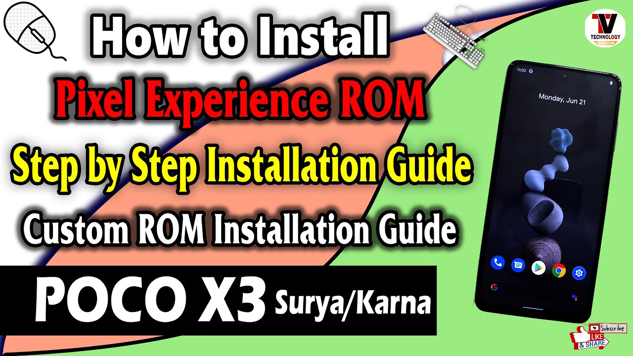 Install Pixel Experience or Any Custom ROM on POCO X3 (Surya/Karna ...
