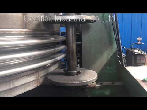 Mechanical bellow Re-rolling & forming machine - YouTube