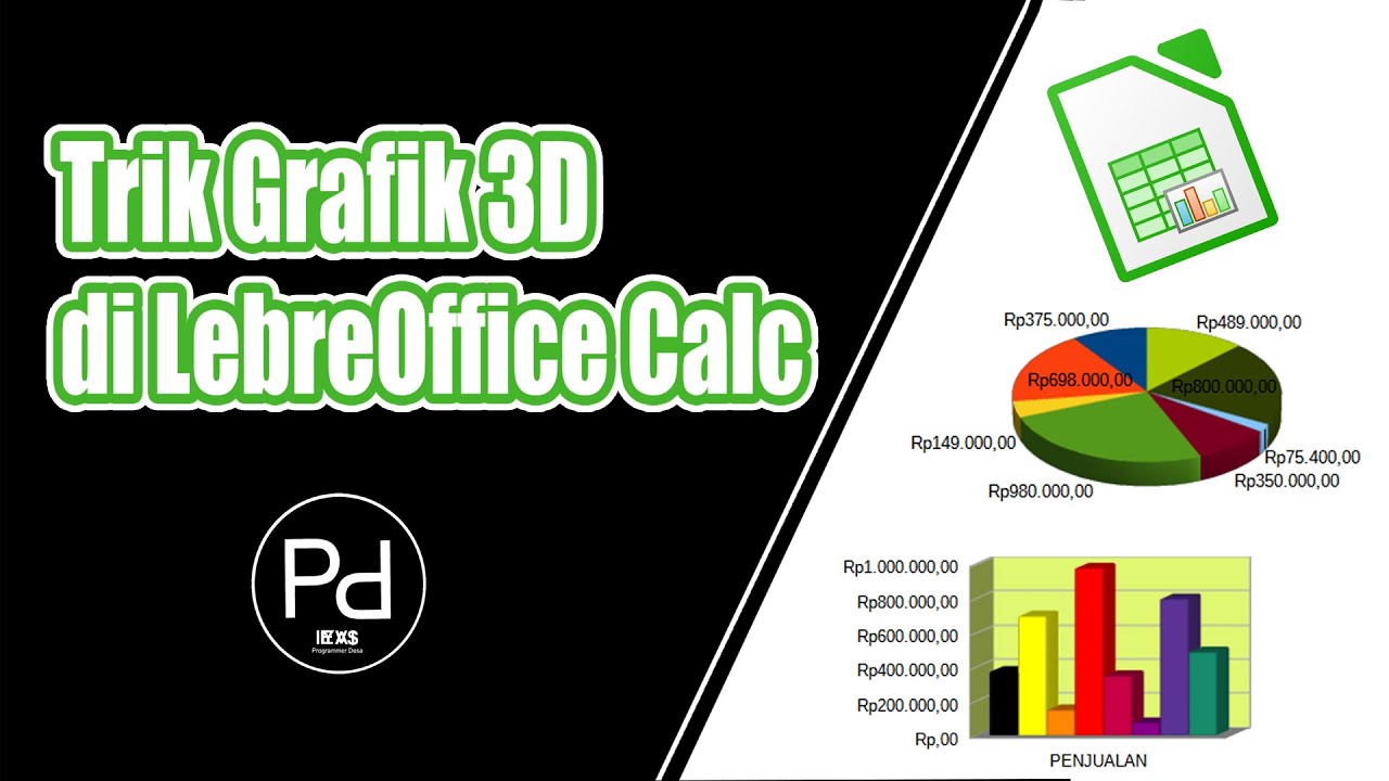 Trik Grafik 3D di LibreOffice Calc - YouTube