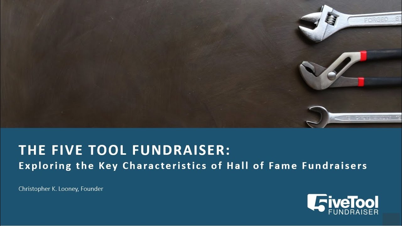 The Five Tool Fundraiser FTF Webinar of 102423 - YouTube