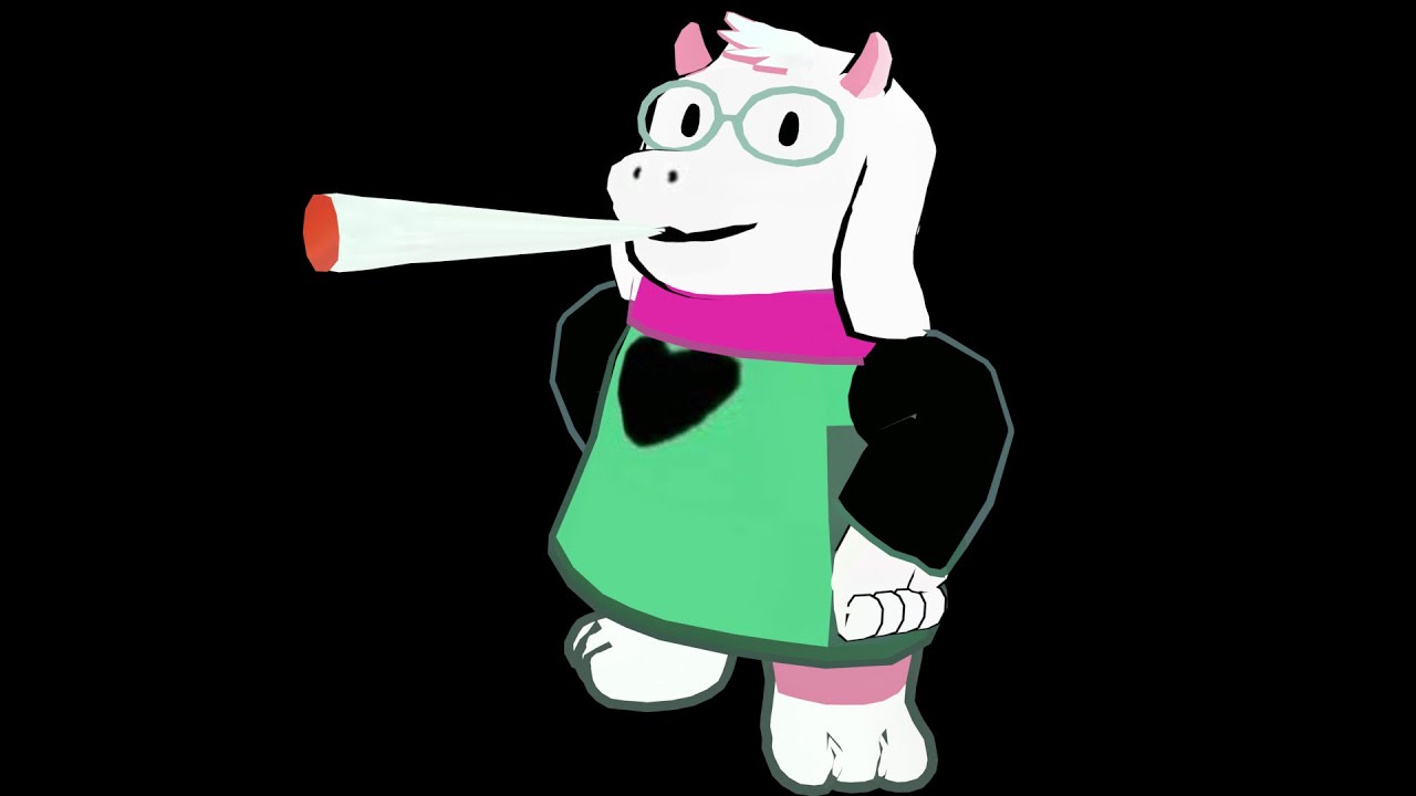 Ralsei smokes the Big Blunt and Dies In 3D - YouTube