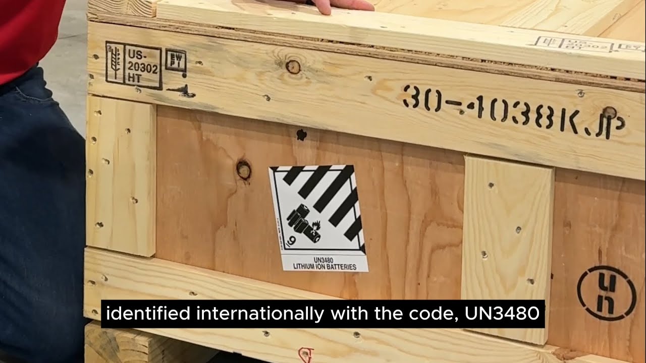 UN3480 Lithium Battery Shipping with a Custom Crate in Phoenix ...