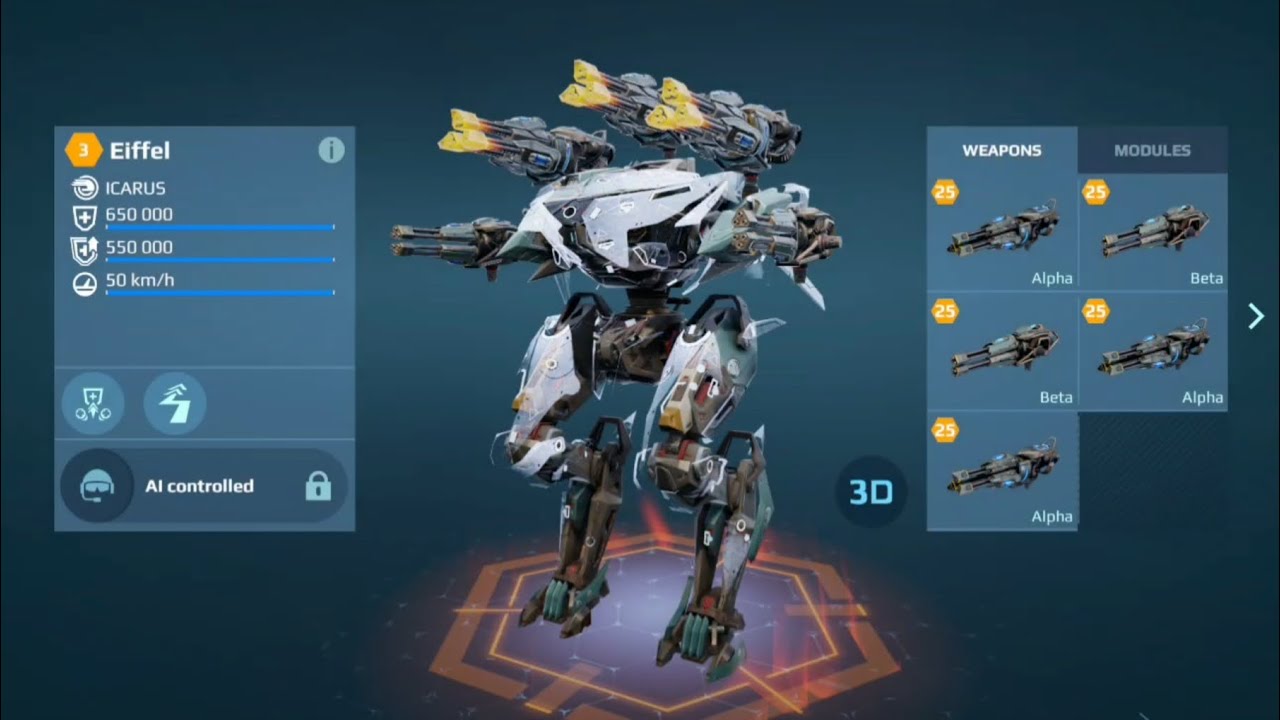 NEW TITAN EIFFEL HAS AIMBOT GUNS! NEXT META TITAN? (War Robots Test ...