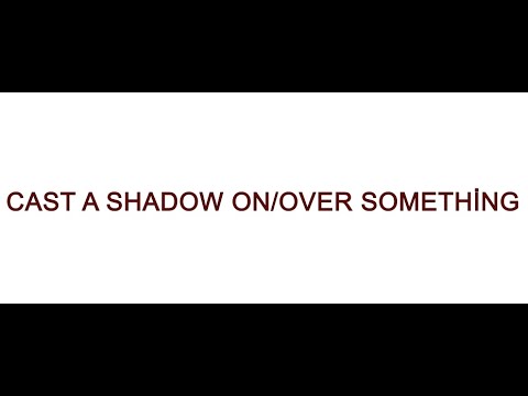 Anın tadını kaçırmak, (cast a shadow on/over Sth.) - YouTube