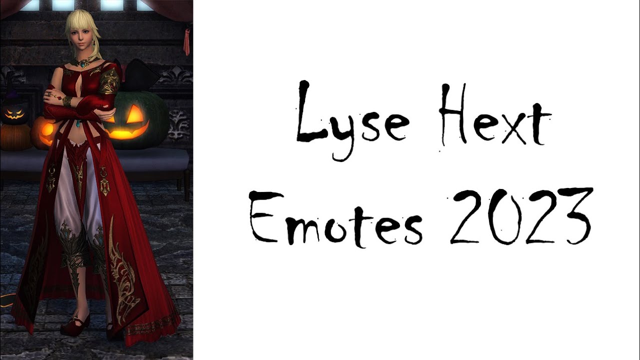 Lyse Hext Emotes (2023 2K) - YouTube