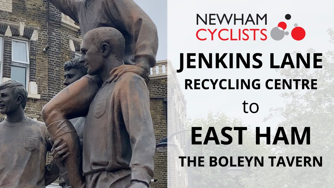 Cycling from Jenkins Lane RRC to East Ham, London, London - YouTube